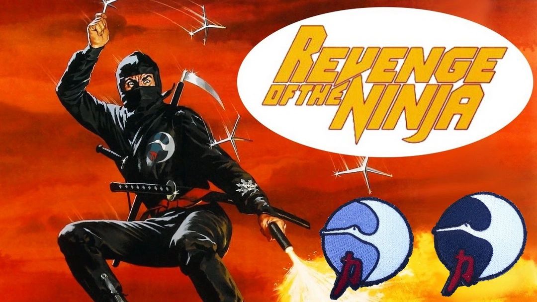 Revenge of the Ninja - "Sho Kosugi" Velcro Backed Embroidered Morale Patch