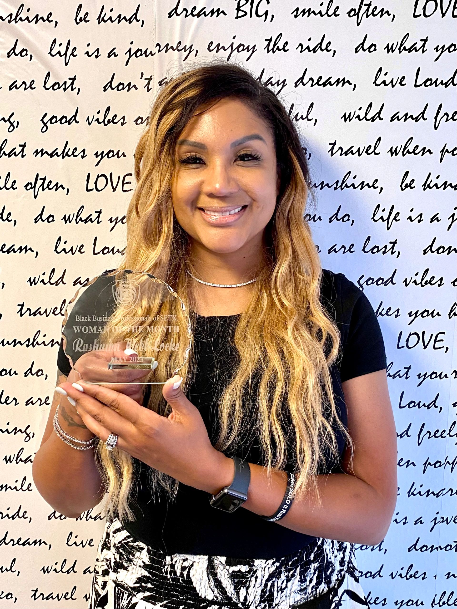 Woman of the Month May 2023 Mrs. Rashawn "Shawn" Webb Locke