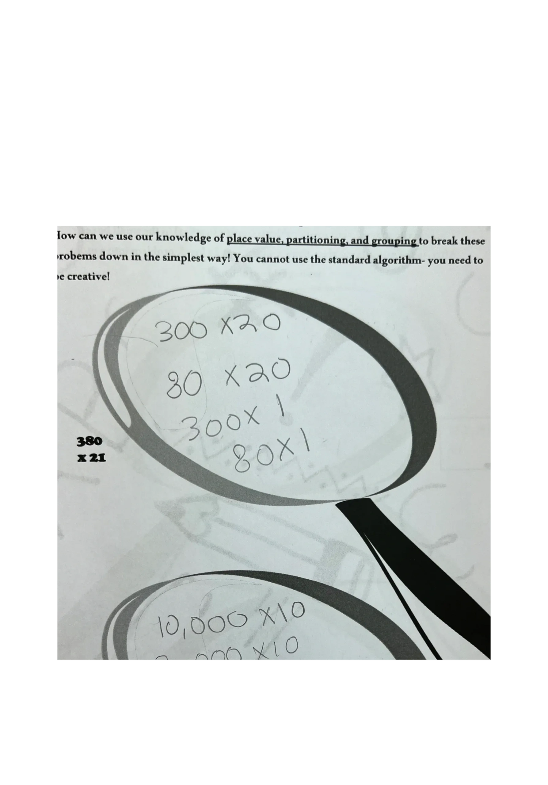 Introducing multi-digit multiplication (through inquiry)