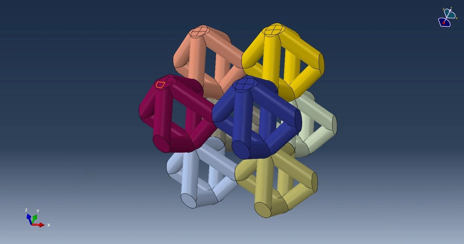 Compression Testing of FCC-based Lattice Structure
