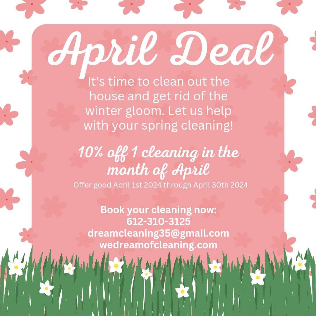 Hire an extra cleaner | Dream Clean, LLC