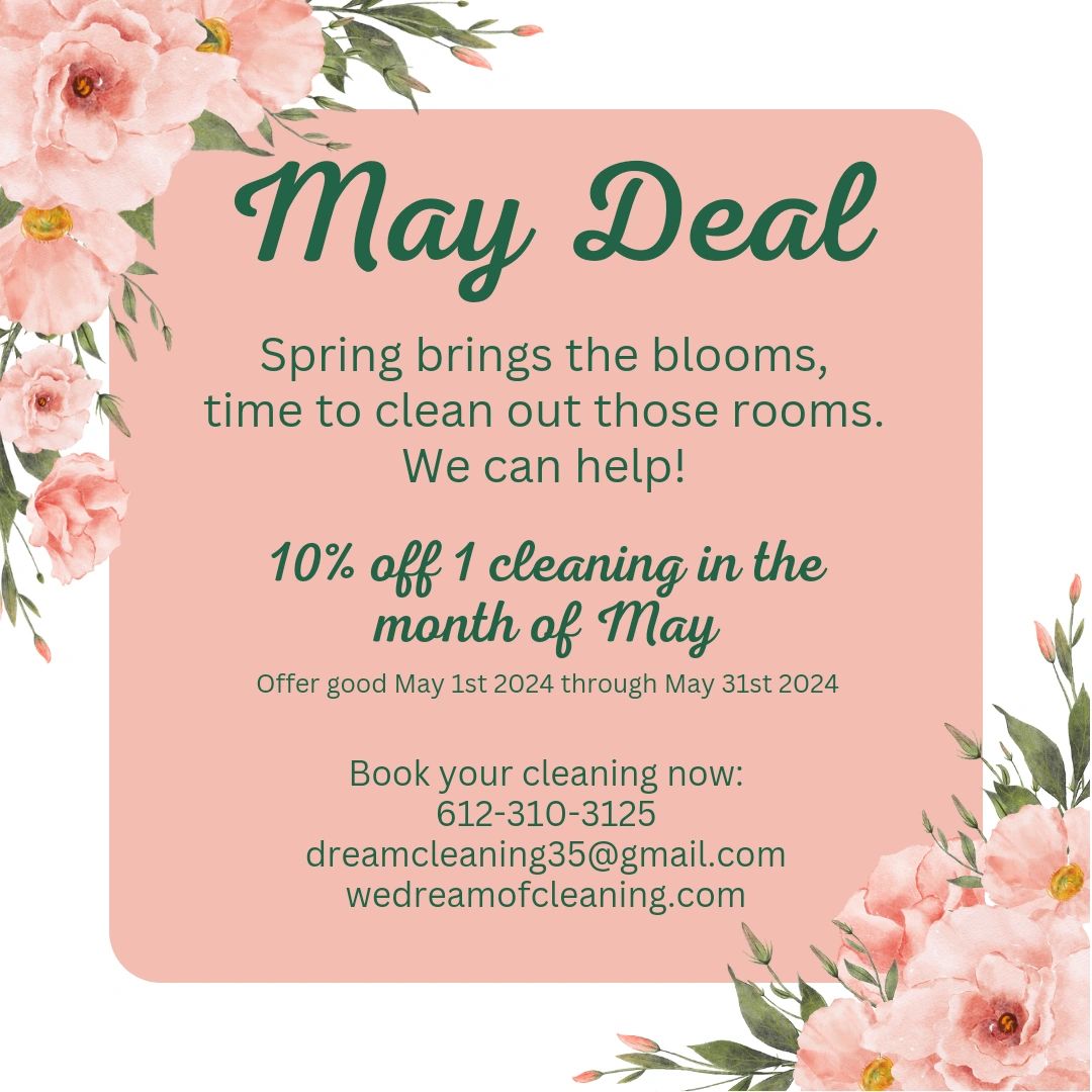 Dream Clean, LLC - Standard and Deep Cleaning, Budgeting Options