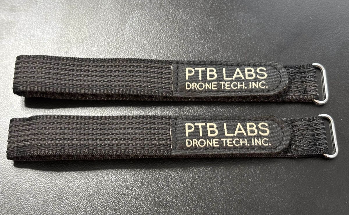 PTB Kevlar Battery Straps x2 (300mm with woven rubber grip)