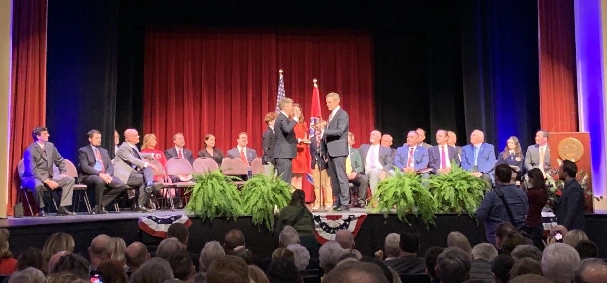 Welch Represents Sneedville FFA at Judge Investiture Ceremony