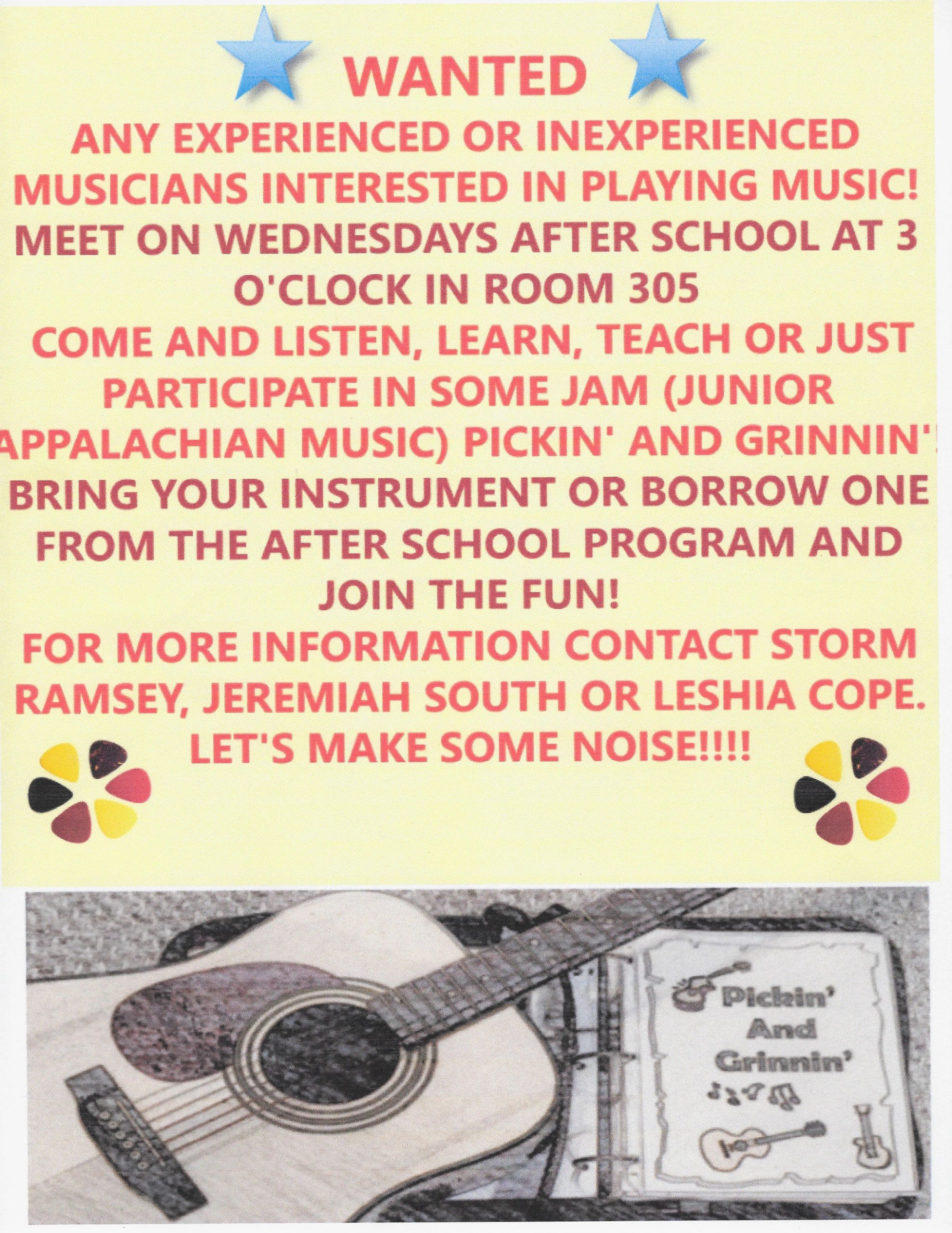 After School Music Program Offered