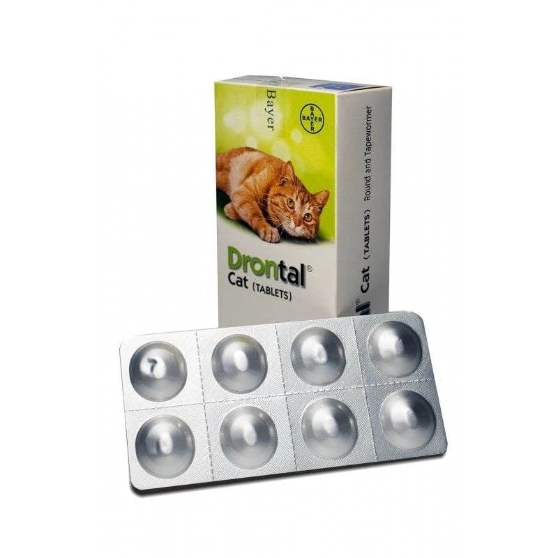 Drontal Plus Broad-spectrum Dewormer for Cats and Kittens (24 Tablets)