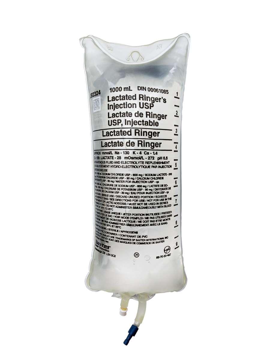 Baxter Lactated Ringers Electrolyte Injection Solution 1000ml