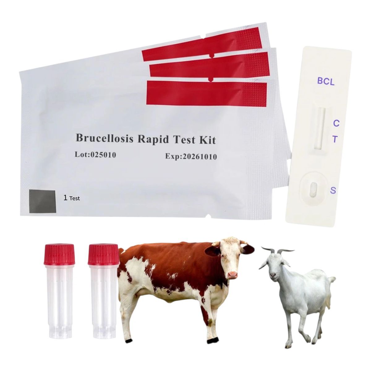 QTY 2 Bovine Brucellosis Ab Rapid Test Kits