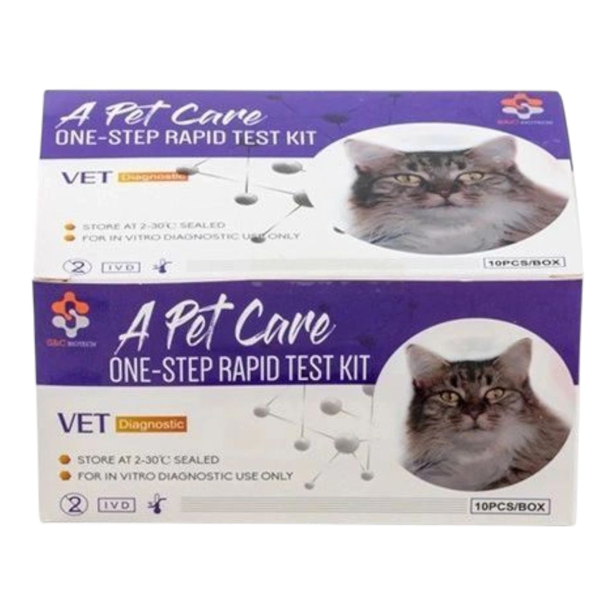 QTY 2 Feline Panleucopenia Virus Infection (FPV Ag) Rapid Test Kit