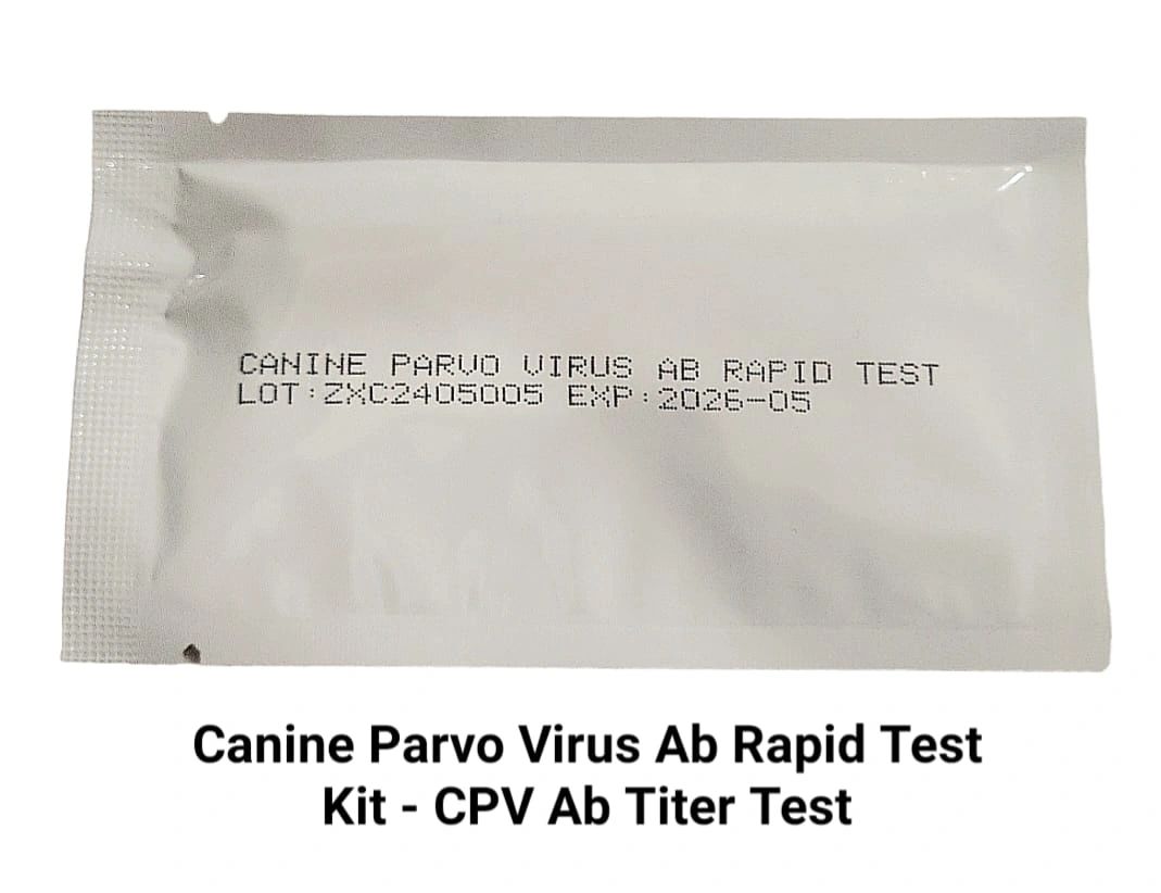 Canine Parvo Virus Antibody Rapid Test Kit (CPV-Ab Titer Test)