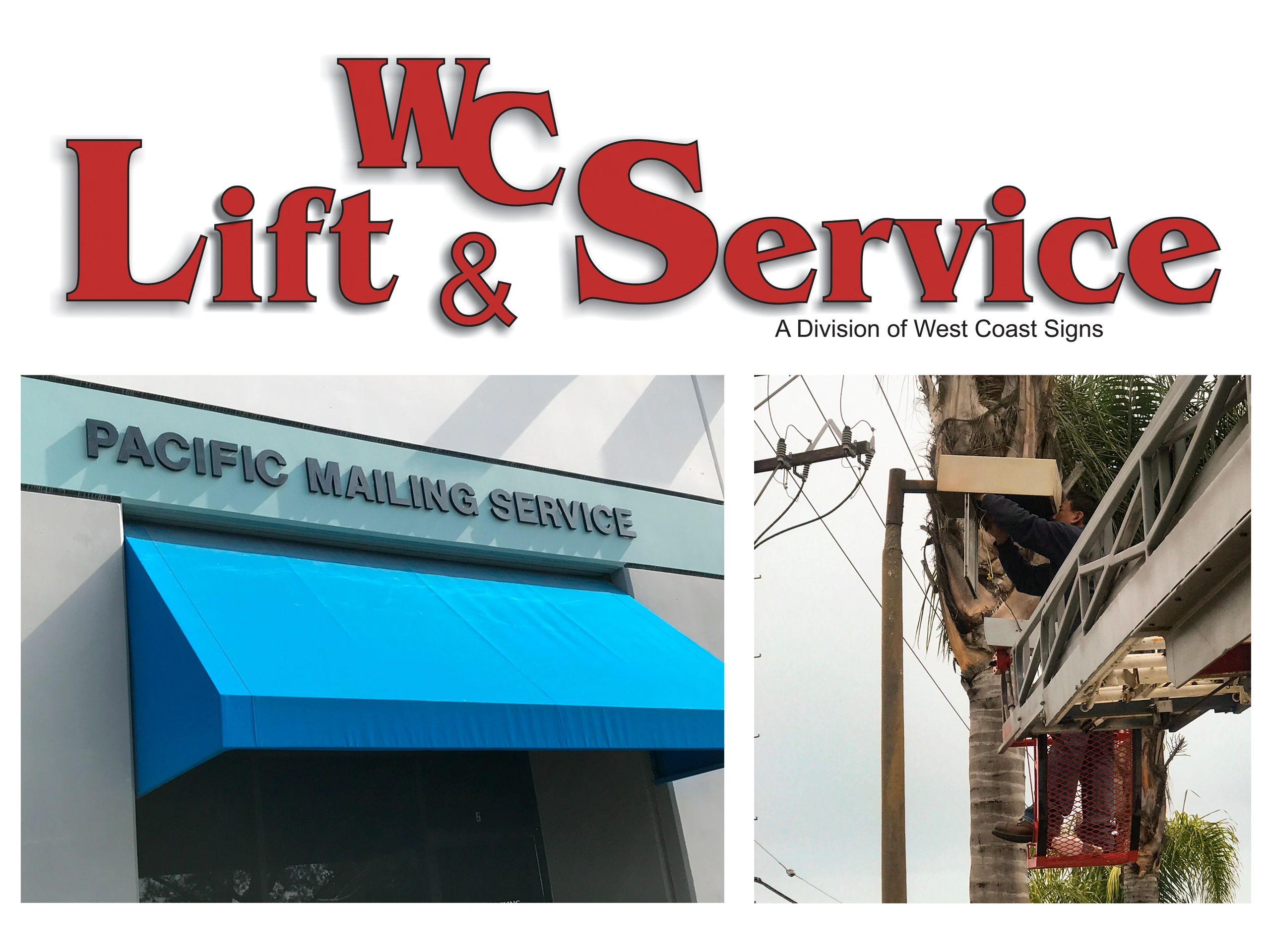 Crane Service, Signage, Man Lift - Sign Manufacturing, Installations ...