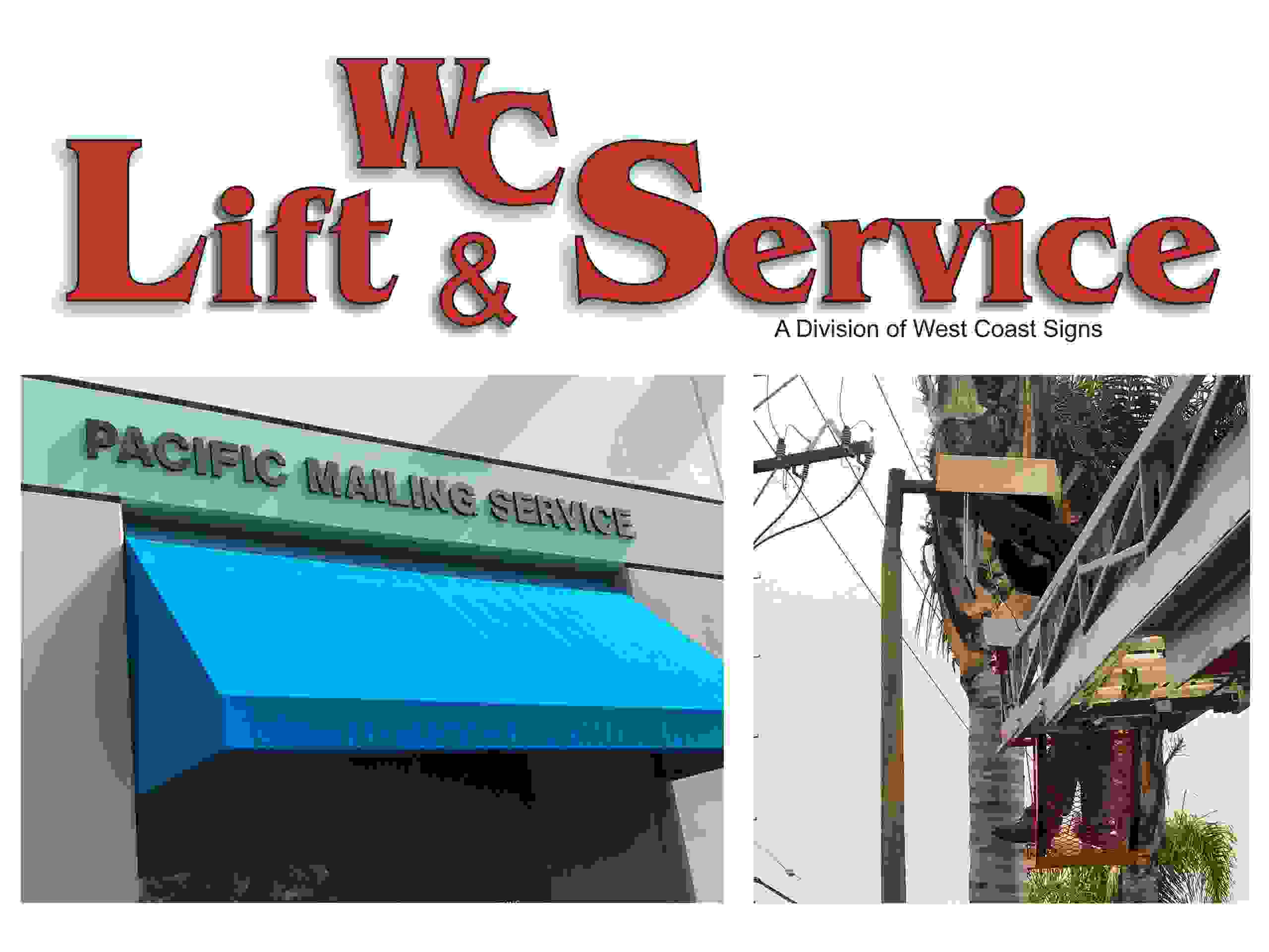 Crane Service, Signage, Man Lift - Sign Manufacturing, Installations ...