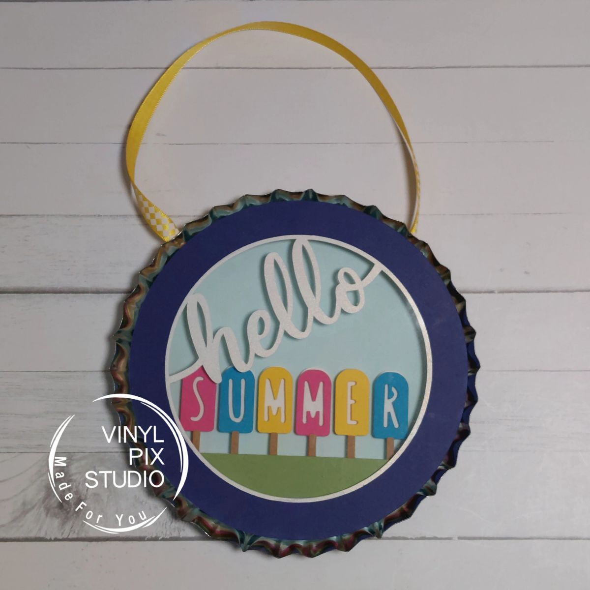 Hello Summer Bottle Cap