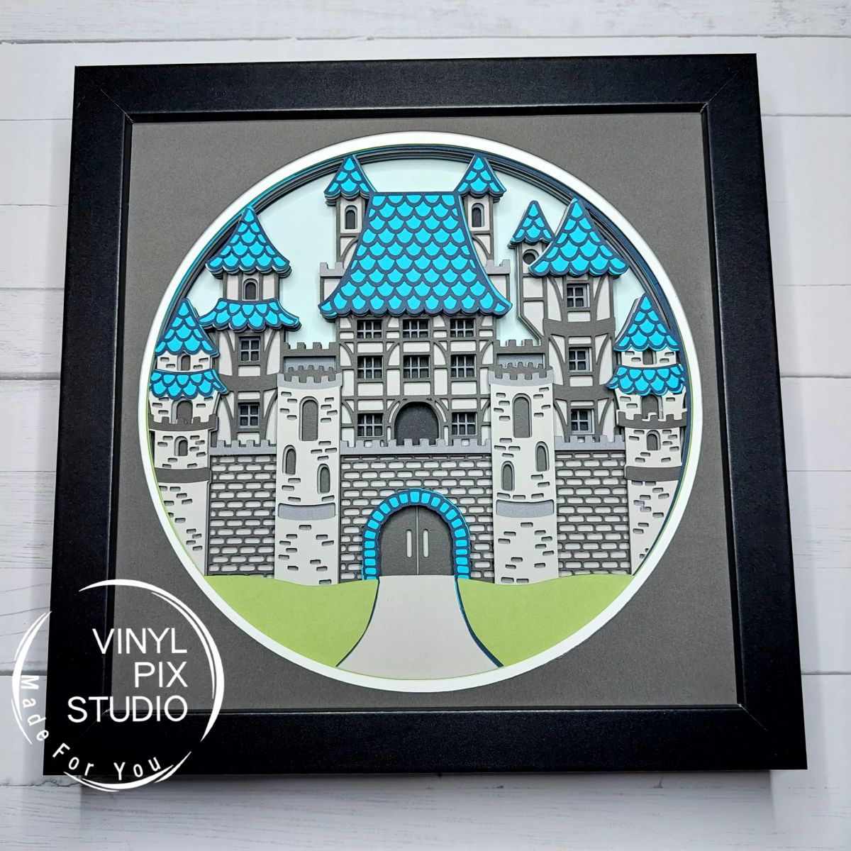 Fairytale Castle in Aqua