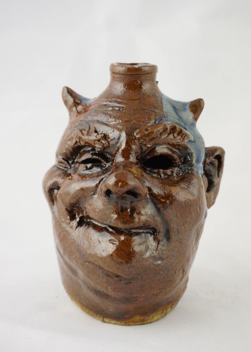 HOLY HORNS MINI DEVIL FACE JUG