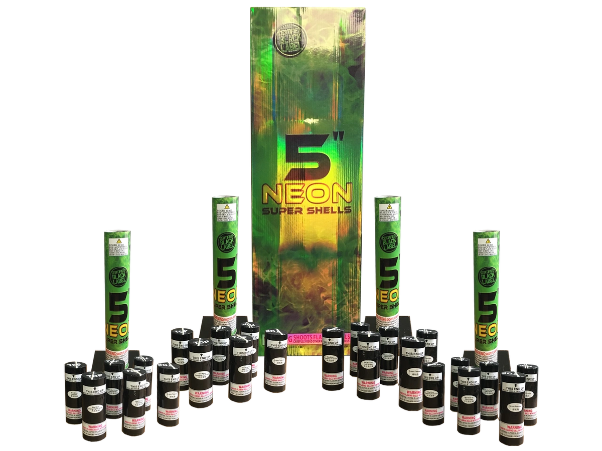 5 INCH NEON SUPER SHELLS