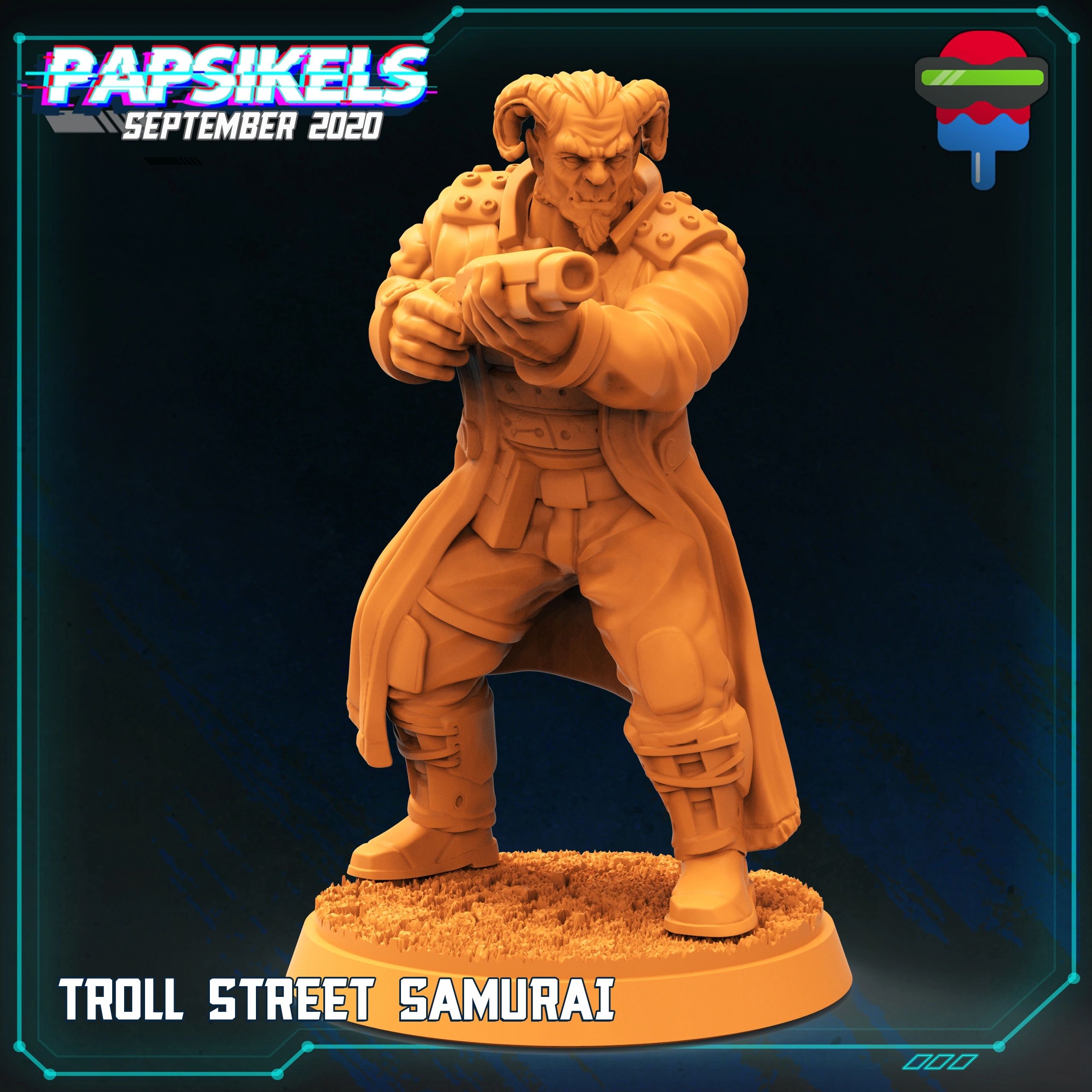 Street Troll Terminator Arnork by Papsikels 28mm 32mm Miniatures for ...