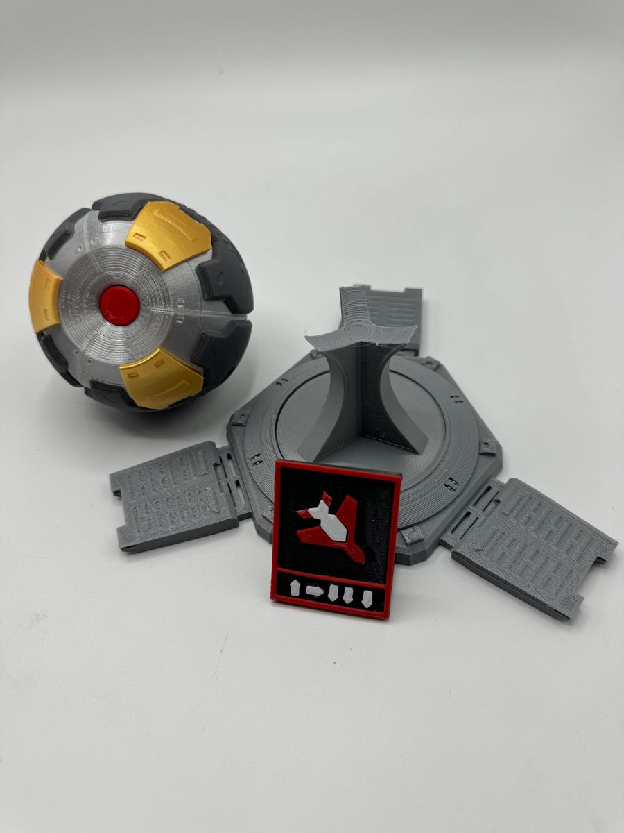 Helldivers 2 Stratagem Orb w/ Display Stand | Video Game, Prop, Replica ...