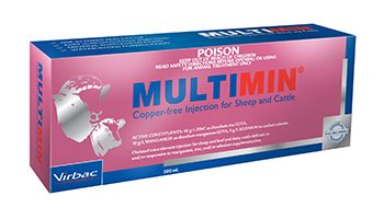 MULTIMIN® COPPER-FREE INJECTION trace minerals for cattle and sheep ...