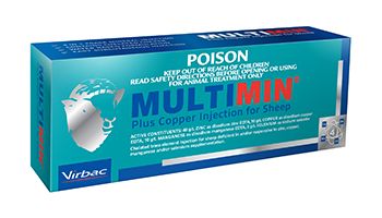 MULTIMIN® INJECTION FOR SHEEP + COPPER trace minerals for sheep 500ML ...