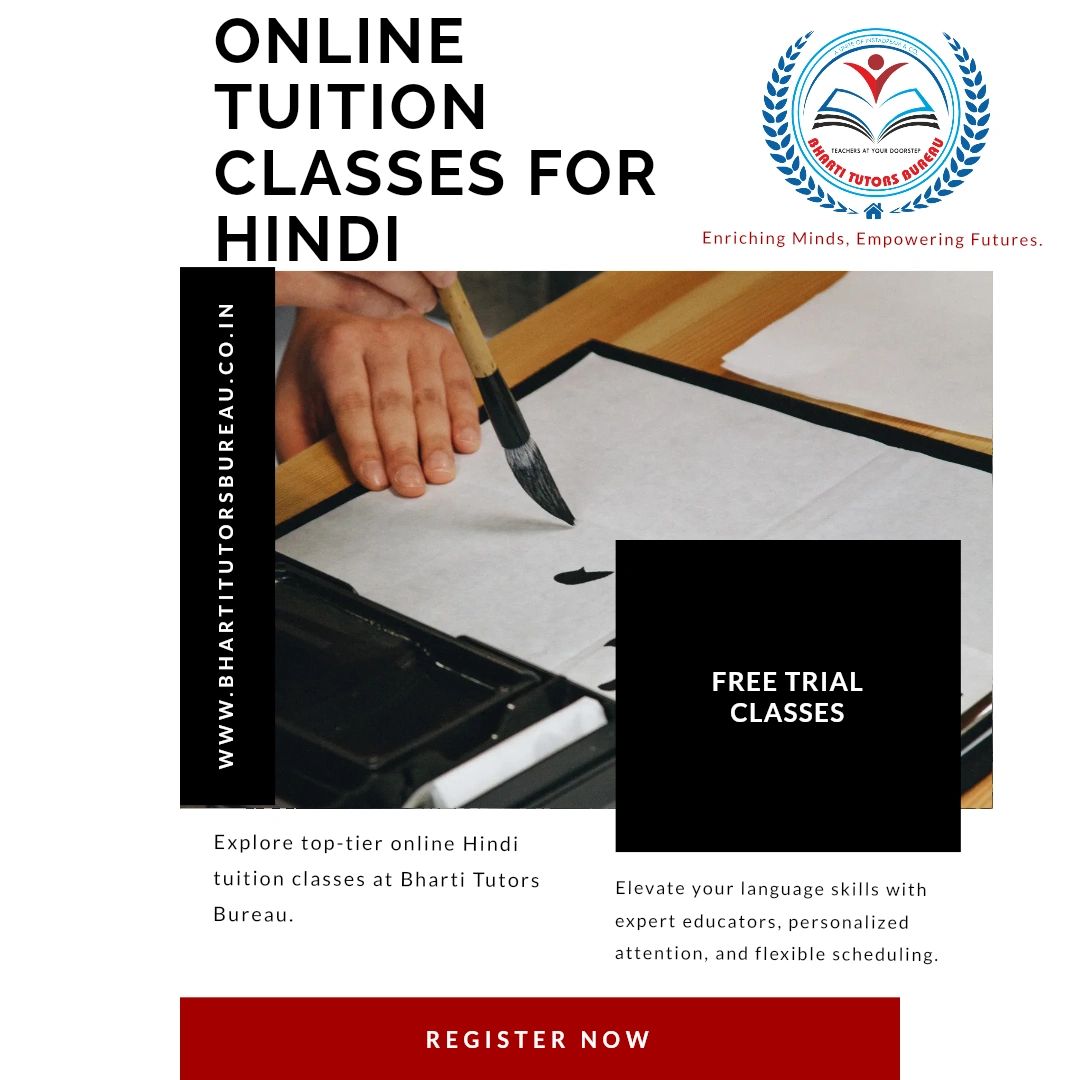 Online Tuition classes for Hindi