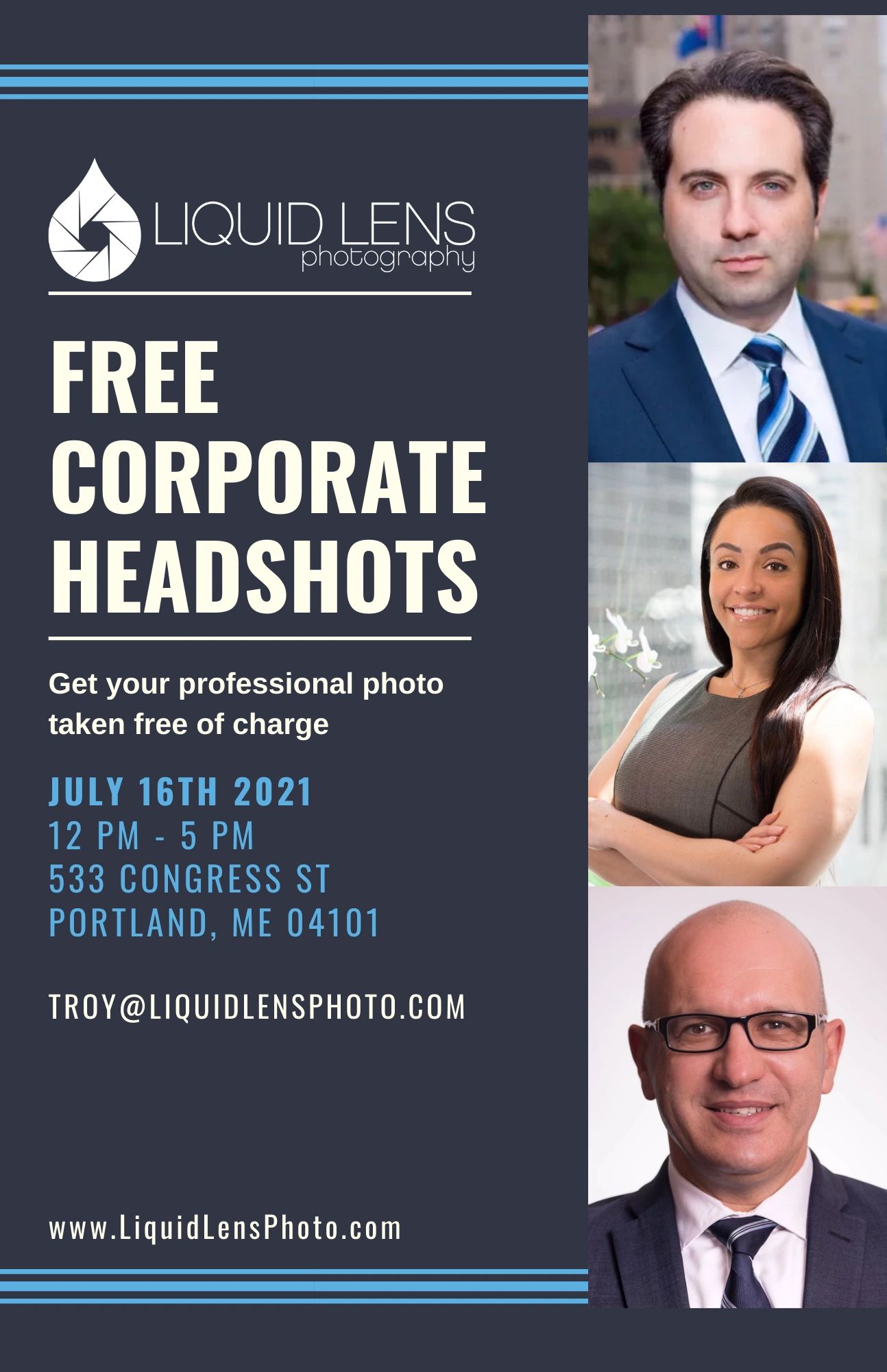 Free Corporate Headshots