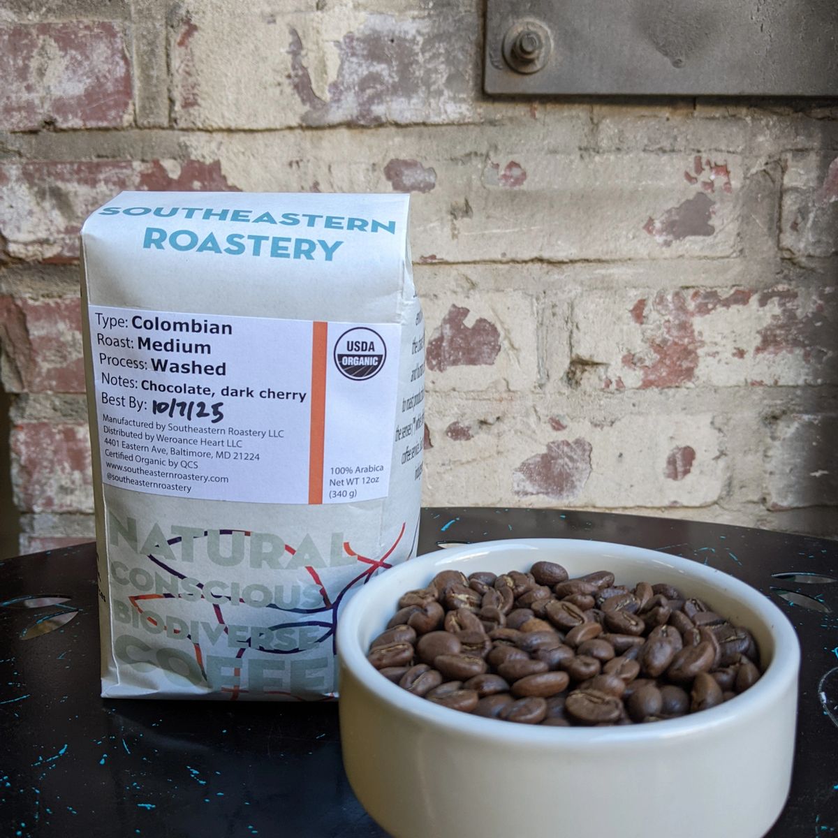 12oz Medium Roast Colombian Castillo Coffee Whole Bean