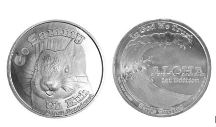 Go SAMMY Uh Huh Silver Coin- Happy Birthday Sammy!