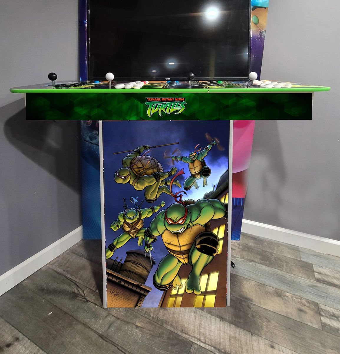 Pedestal arcade MEGA deck