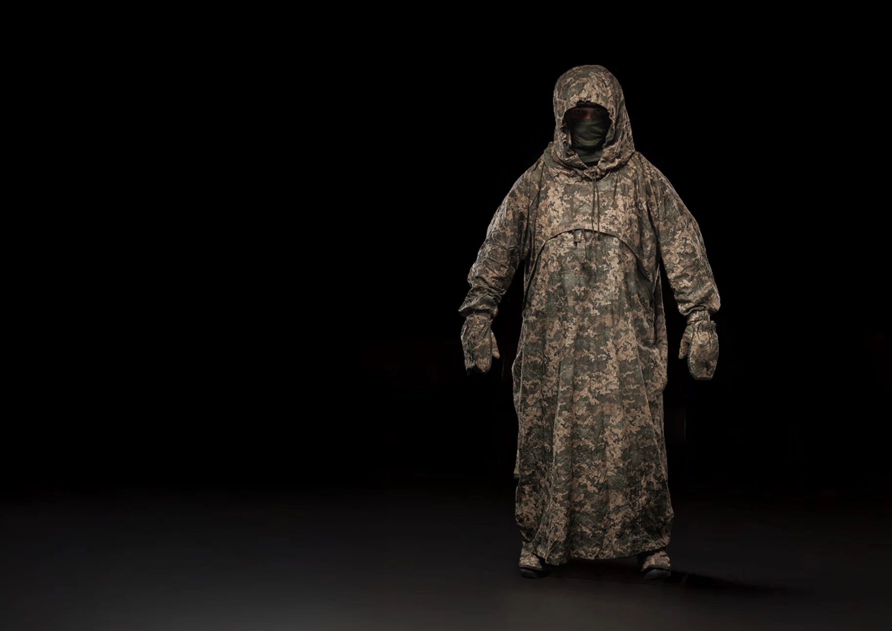 Thermal Poncho Shields Troops from Infrared Detection