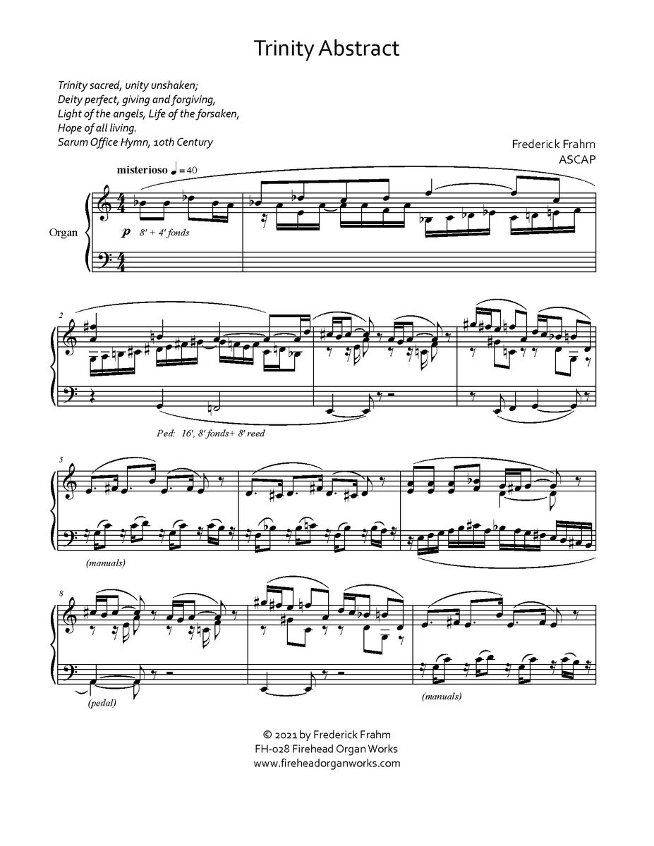 FH028: Trinity Abstract