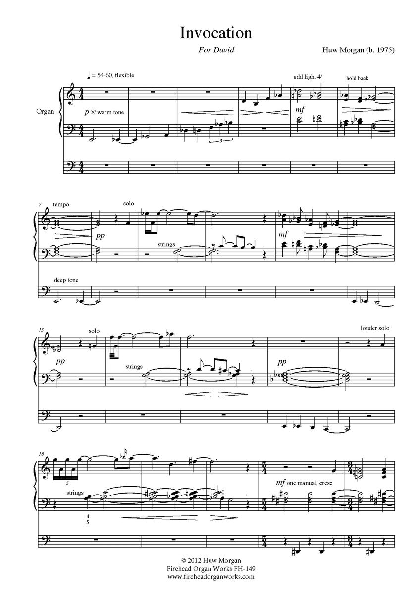 FH149: Invocation and Dance