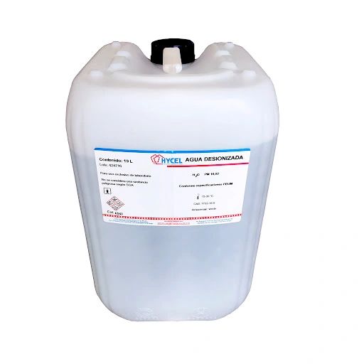 AGUA TRIDESTILADA GFA.19 LTS. HYCEL