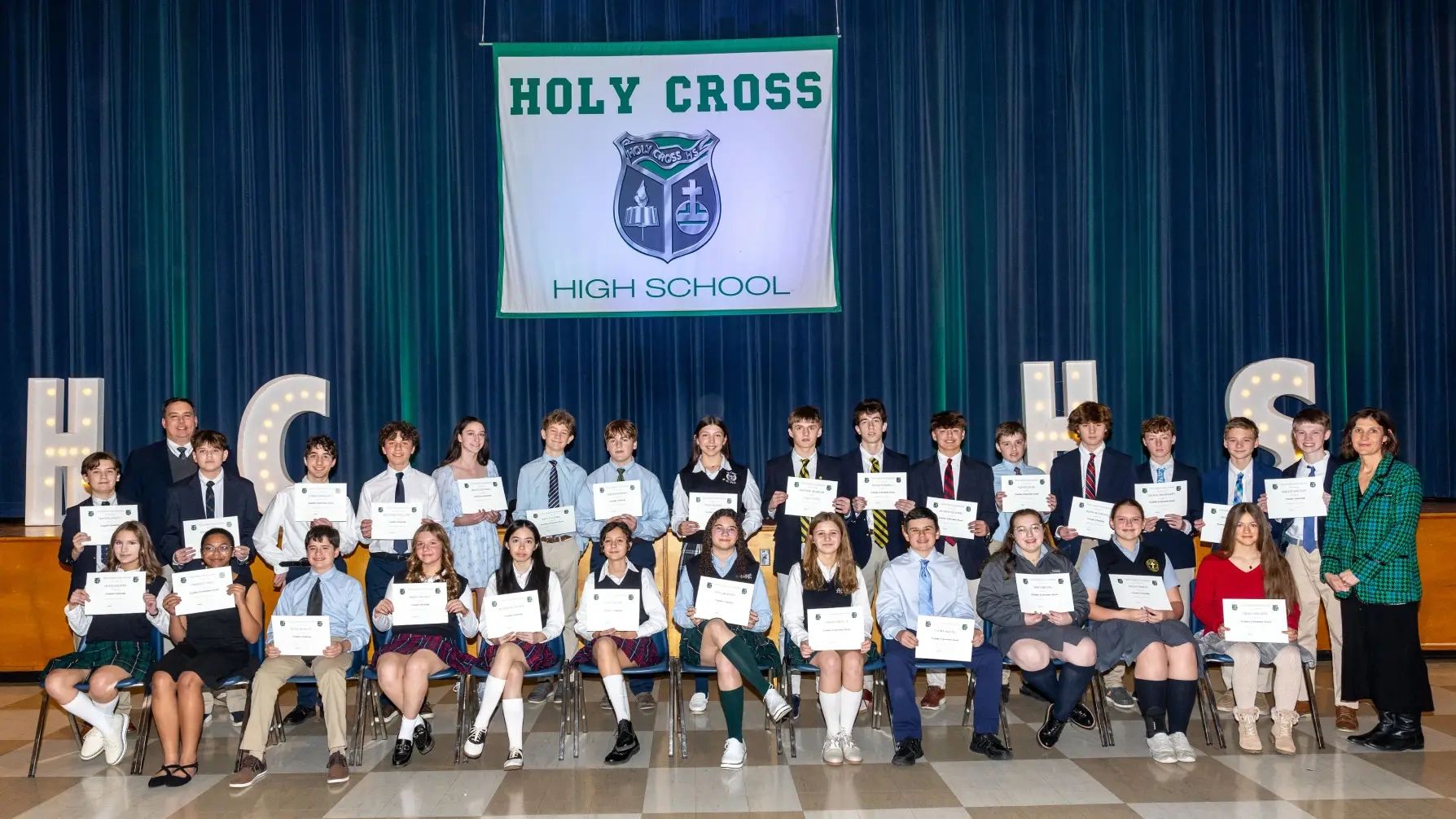 Congratulations, HCHS Class of 2029 HSPT Scholarship Recipients!