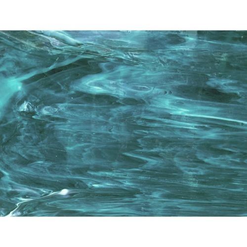 Dark Aqua/White/Clear Wispy 12X12 DAG1080 TEMP OUT OF STOCK