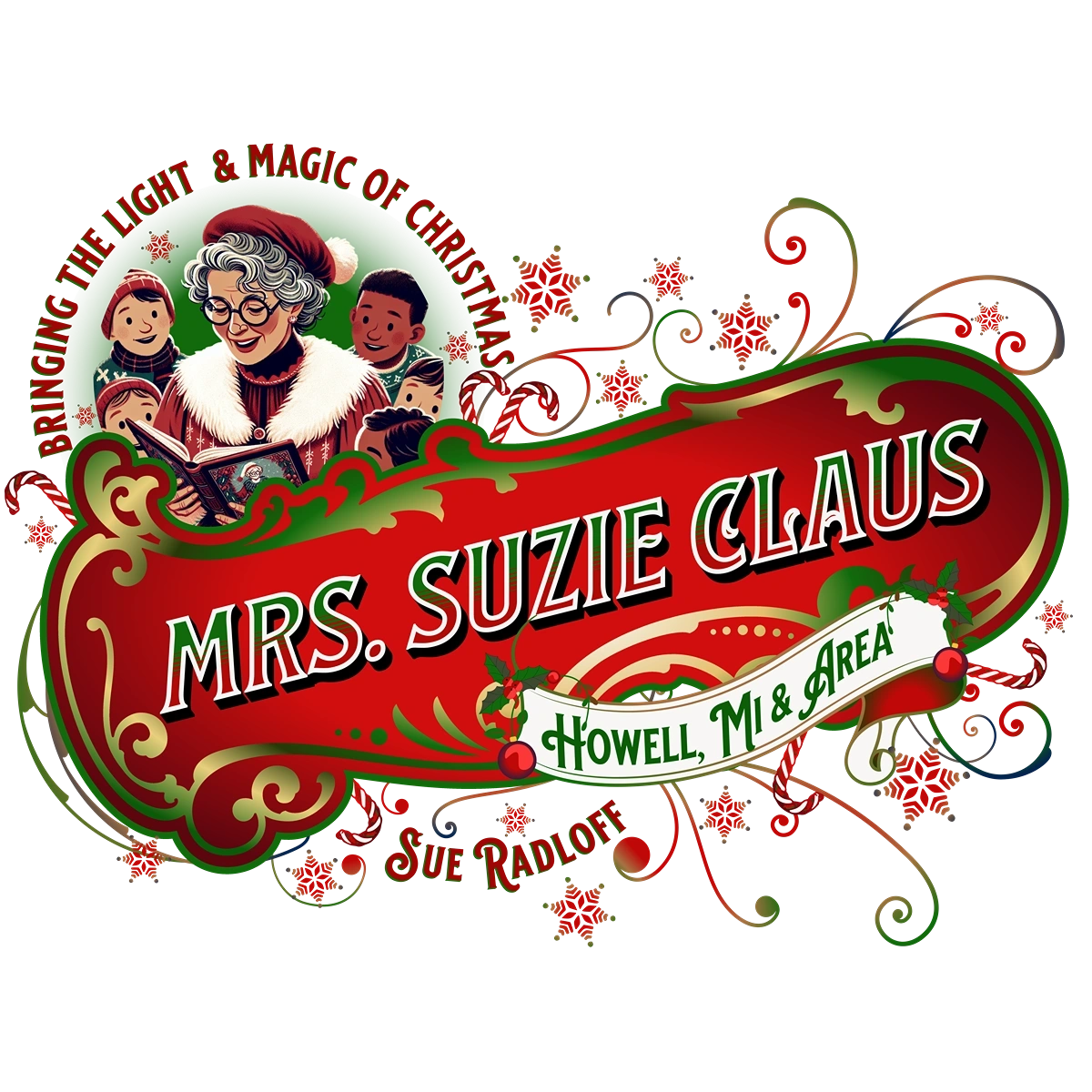 Christmas Reading and Crafts at Mrs. Suzie Claus