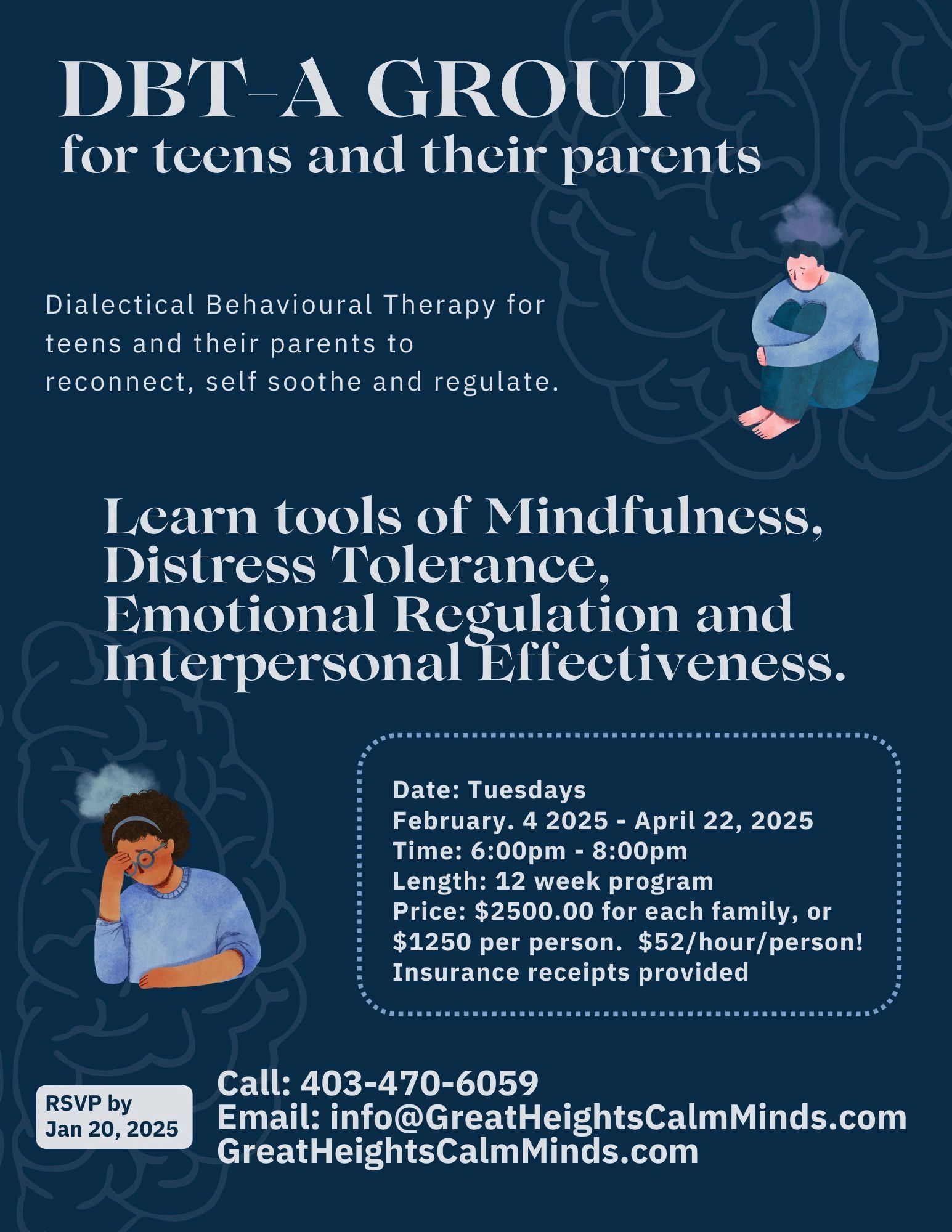 Book your February - April DBT-A Group Therapy!