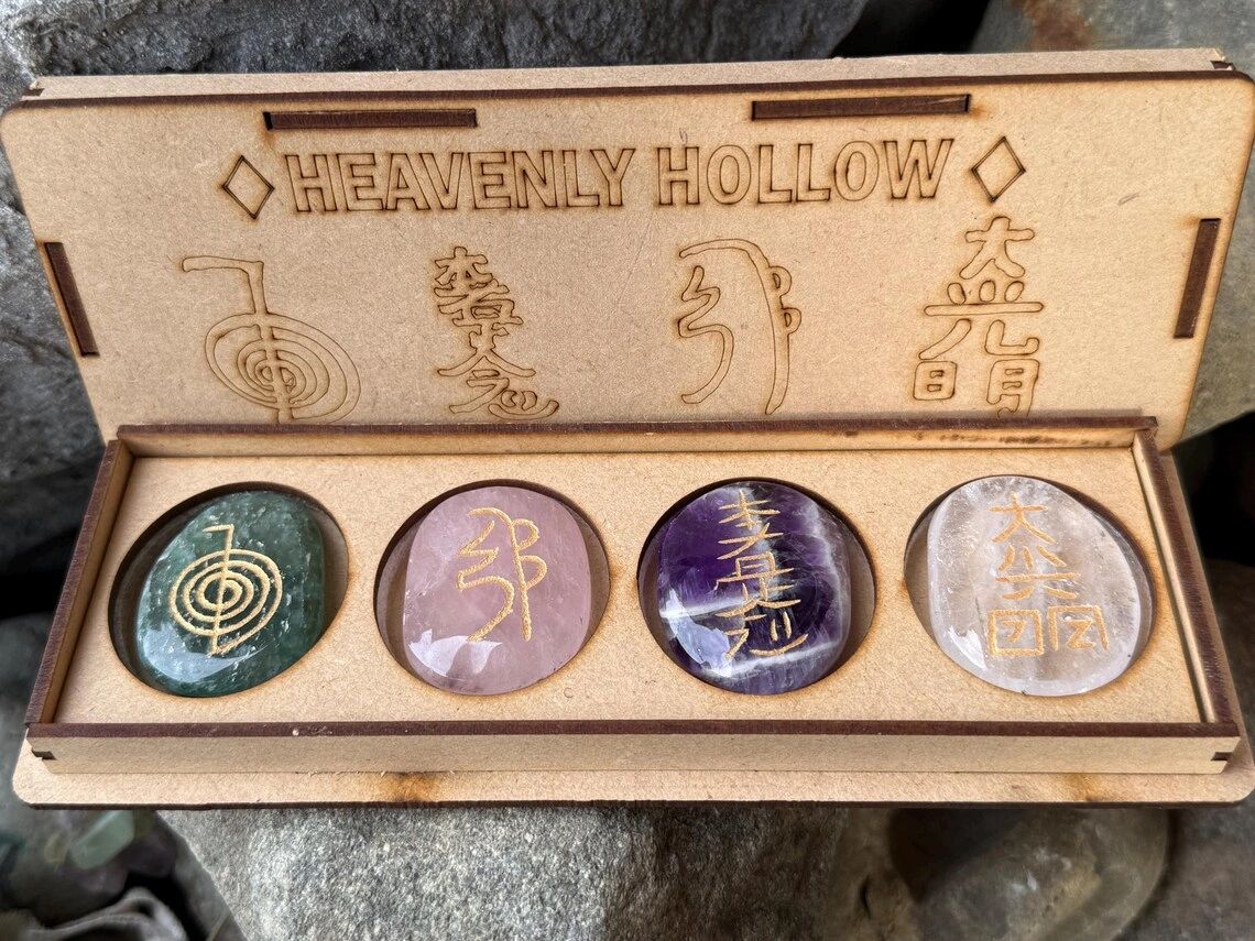 RACG Reiki Set, Usui Reiki Set,Reiki Box Set, RACG : Rose, Amethyst ...