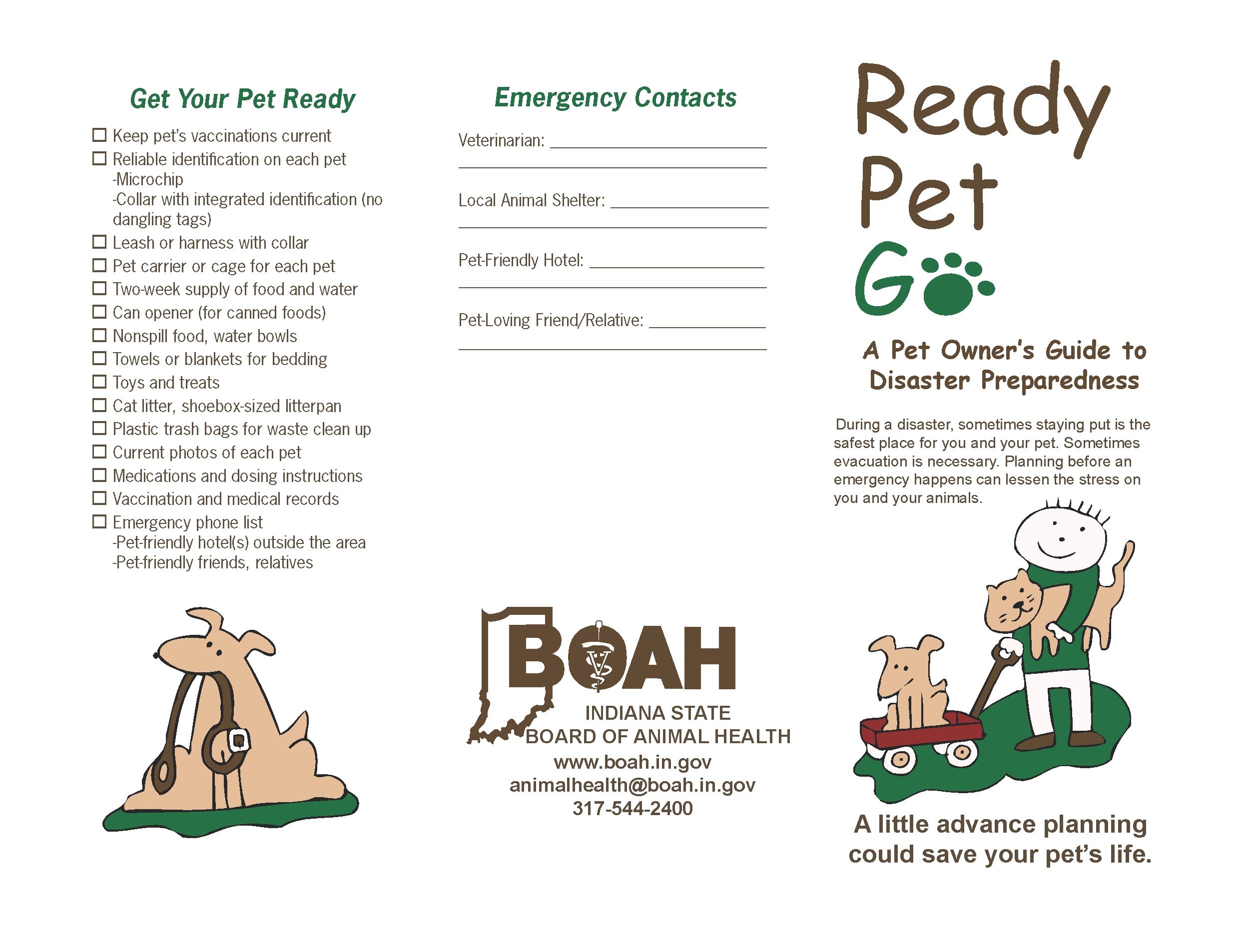 GO Kit - Pet Owner's Guide to Disaster Preparedness