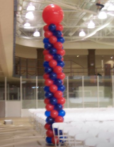 Swirl Columns | Texas Balloon Arches