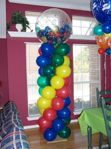 Swirl Columns | Texas Balloon Arches