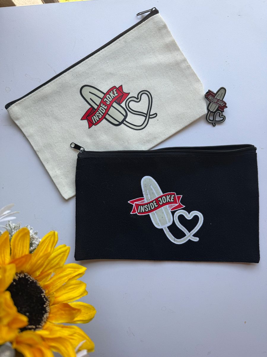 Inside Joke Zipper Pouch