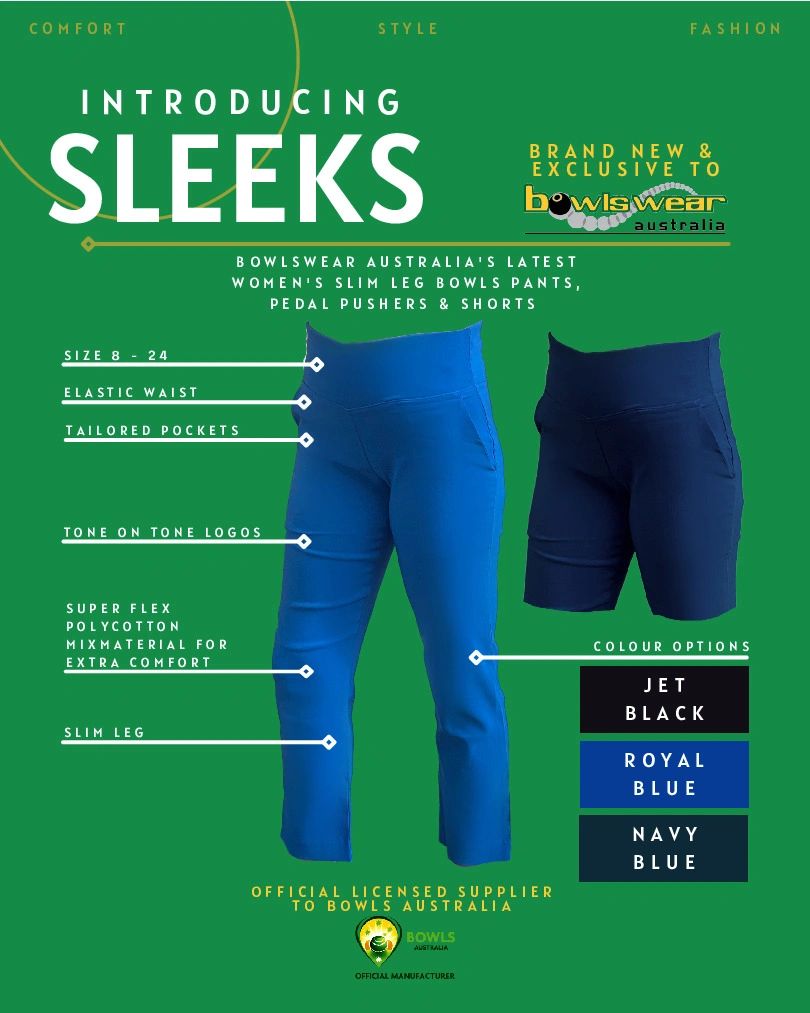 BOWLSWEAR AUSTRALIA SLEEKS Pants - Woman's BA LOGO
