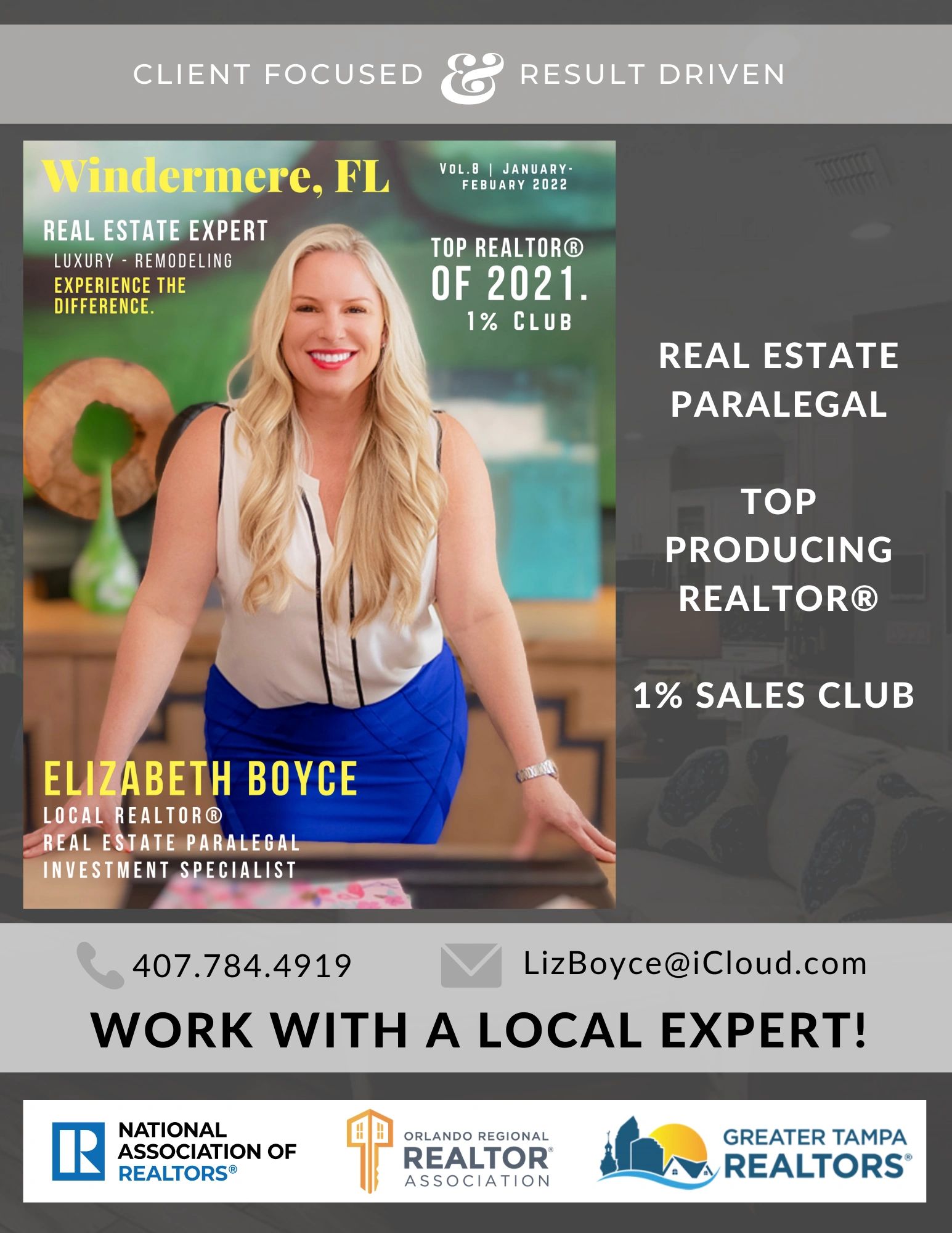 Liz Boyce REALTOR® Real Estate Paralegal - Homes for Sale in Windermere ...