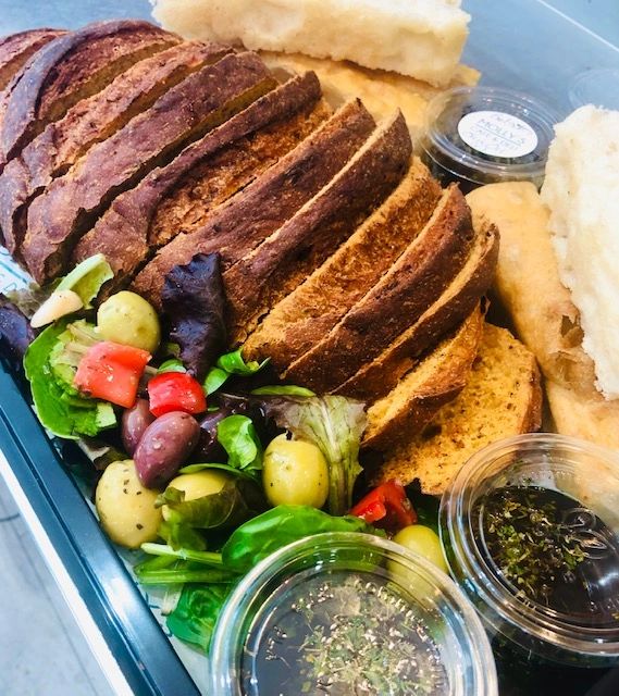 Artisan Bread Dipping Platter