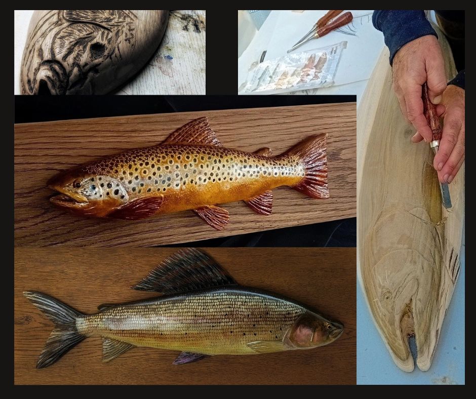 Bespoke Fish Carvings by Marc Williams