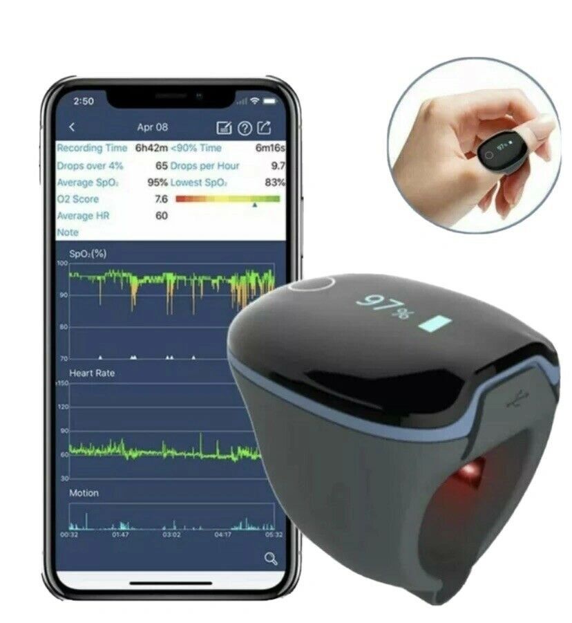 Wellue O2Ring Pulse Oximeter (consumer grade for personal use)