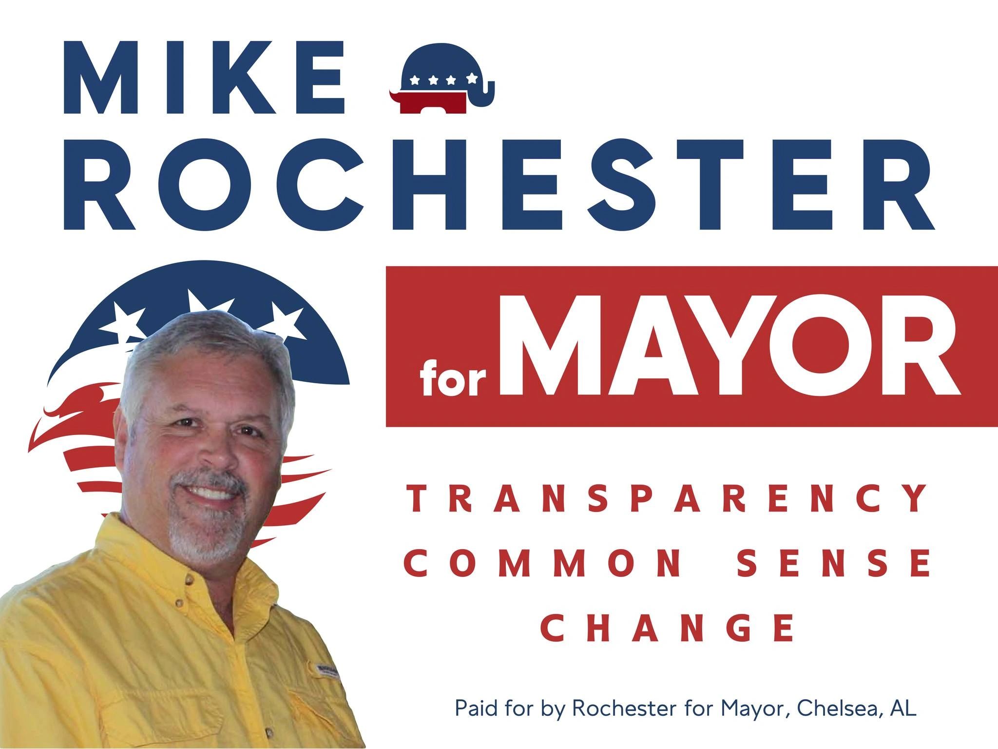 Home | Mike Rochester for Mayor of Chelsea, Alabama
