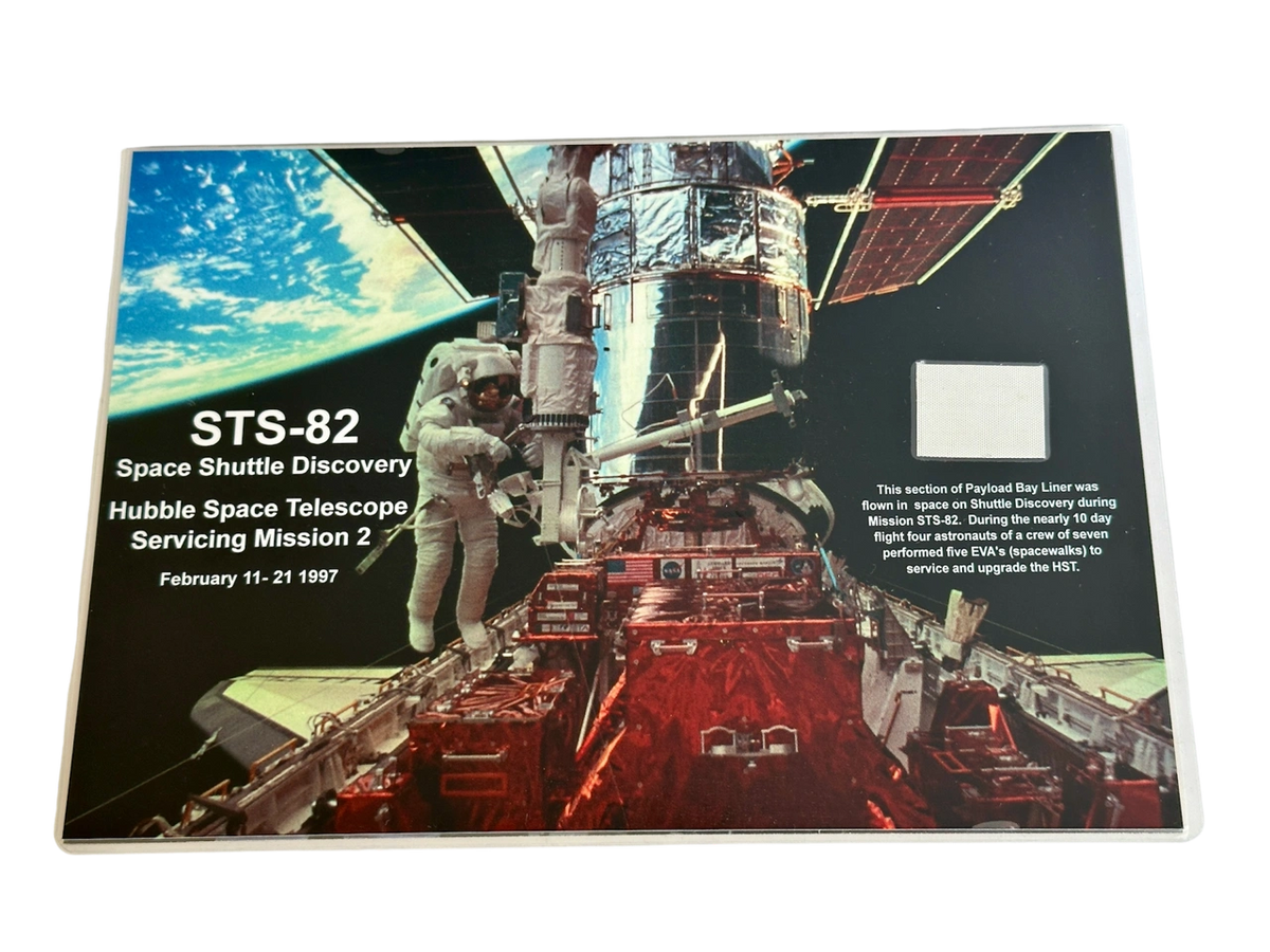 Space Shuttle Discovery STS-82 Relic Card