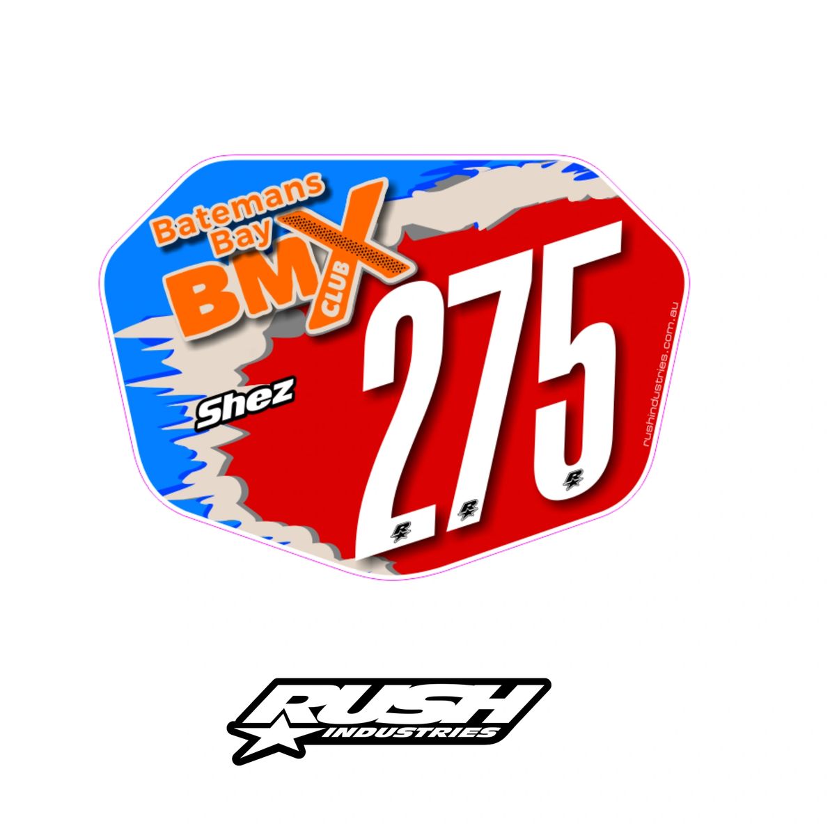 Batemans Bay BMX Club Number Plates & Decals